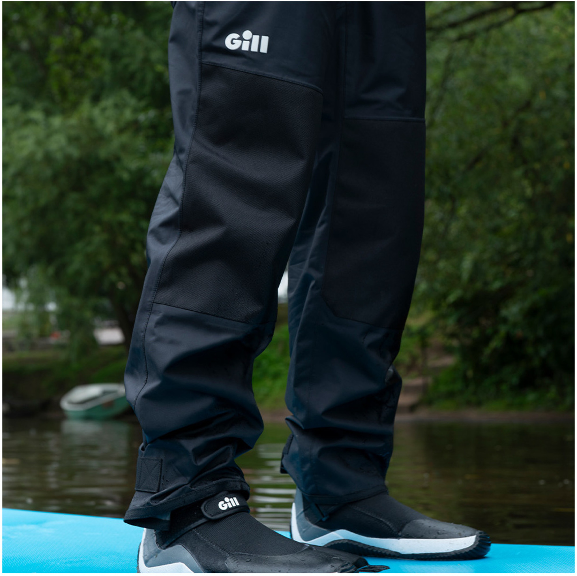 2025 Gill Mens Verso Lite Sailing Trousers V102T - Black - V102T - Sailing | Wetsuit Outlet